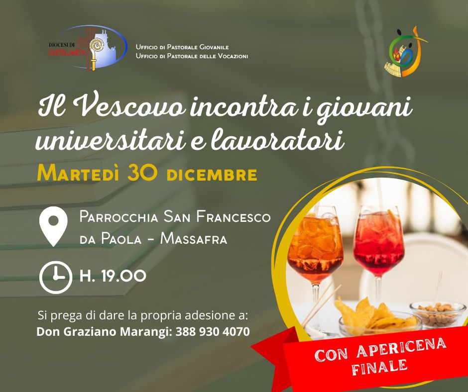 Incontro di Mons. Sabino Iannuzzi con i giovani universitari e ...